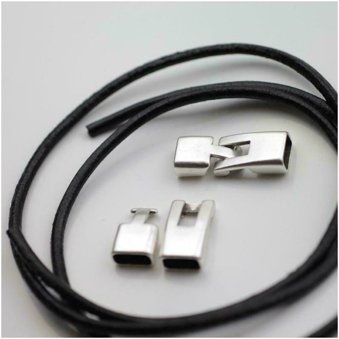 5 Bracelet Clasps, Interlocking Clasps, Sterling Silver Plated, Clasp ...