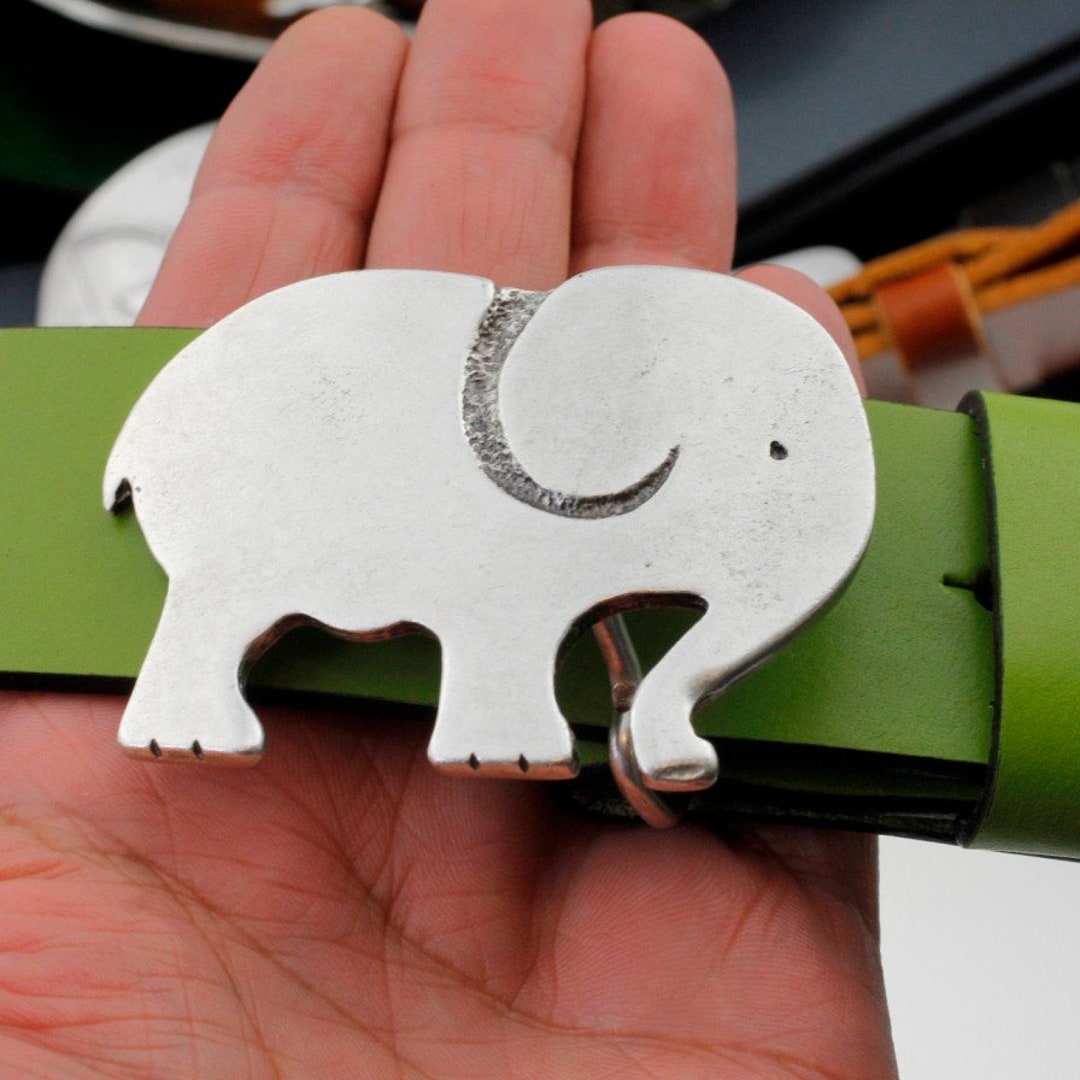 Cute Elephant Belt, Baby Elephant Belt Buckle, Little Elephant ...