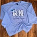 Floral RN PNG: Registered Nurse, Blue Bow (digital Download) - Etsy