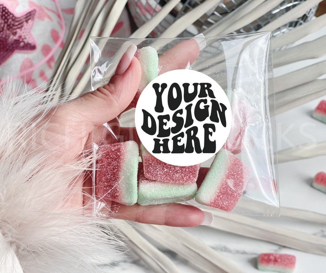 Sticker Mockup Round Tag Mockup Sticker Label Mockup Cookie Mockup ...