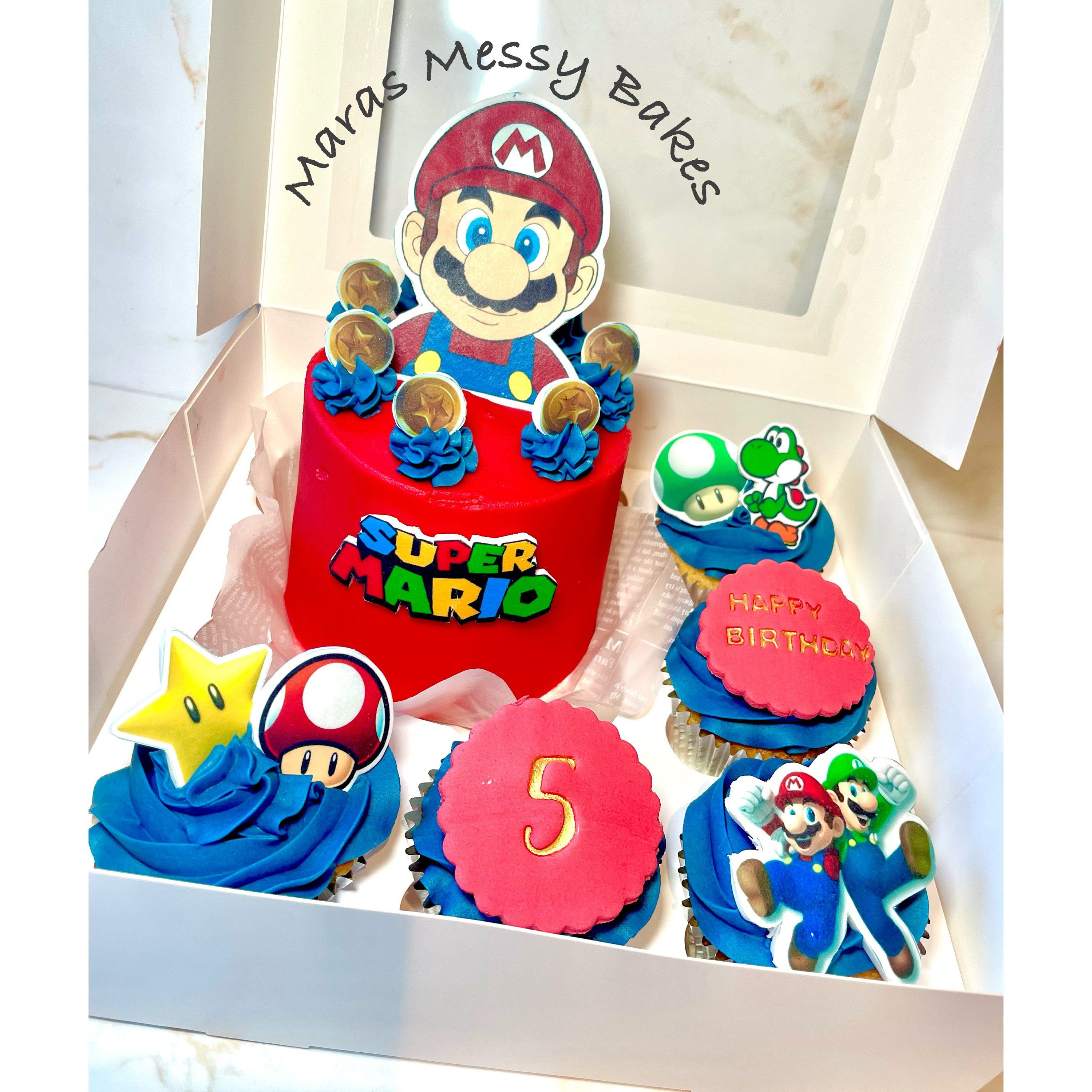 Super Mario … Edible Cake Decorations (edible Prints) - Etsy