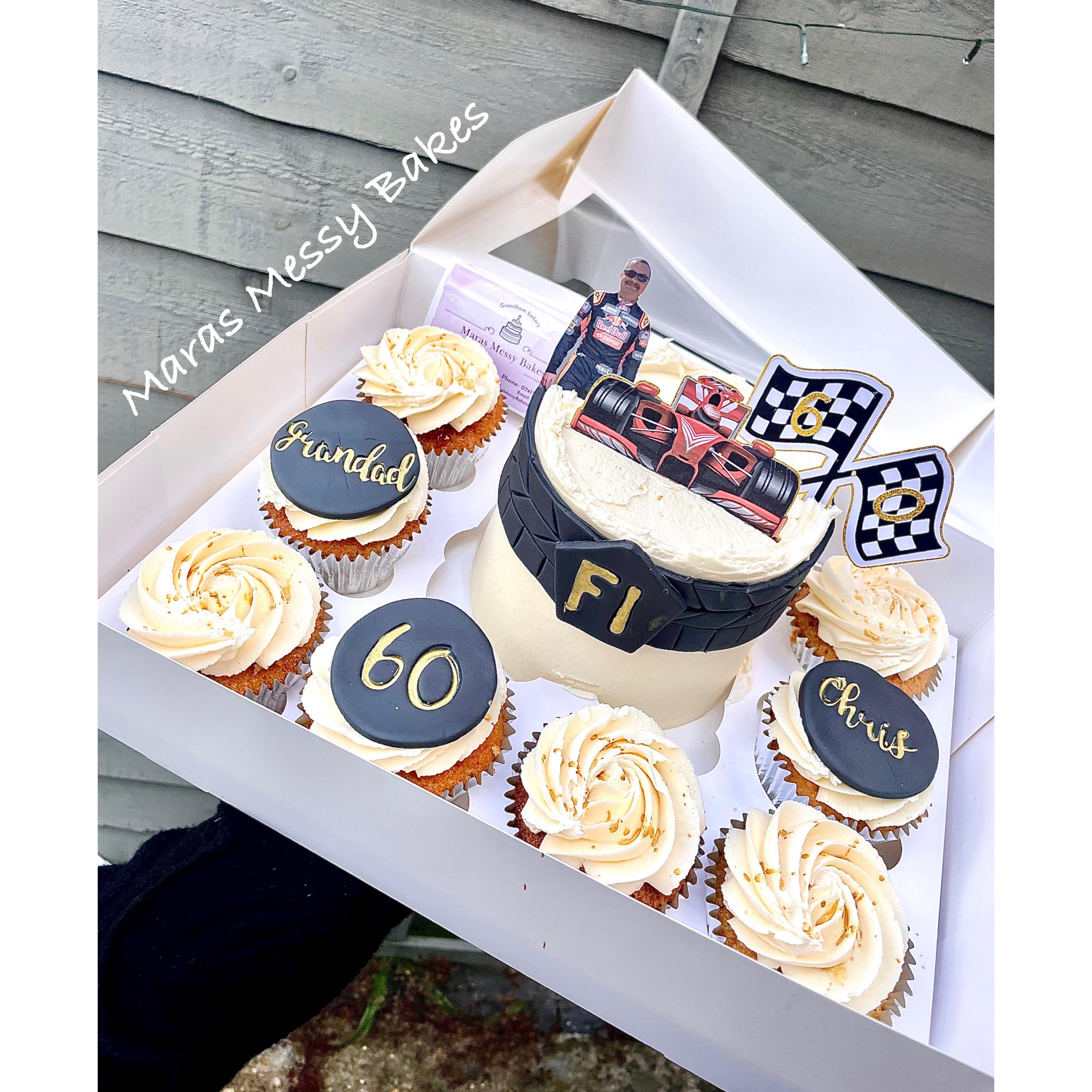 Formula 1 (F1) Race Car Cake Decoration, Edible Prints, Cake Toppers ...