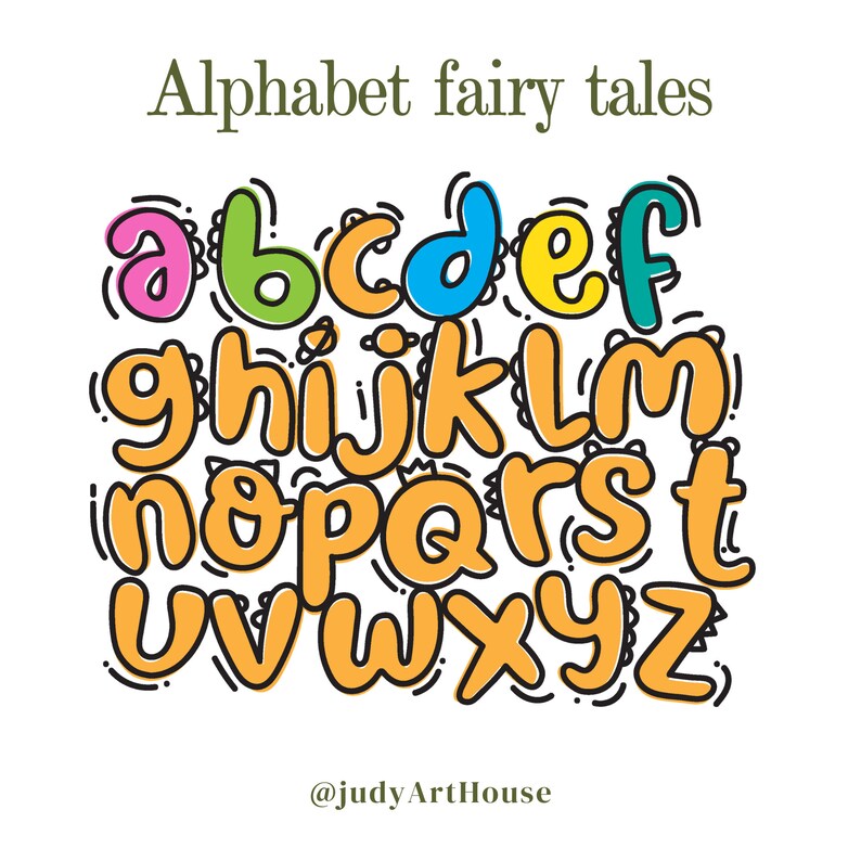 Alphabet Fairy Tales PNG, Teacher Kindergarten, Letters Dino, Letters ...
