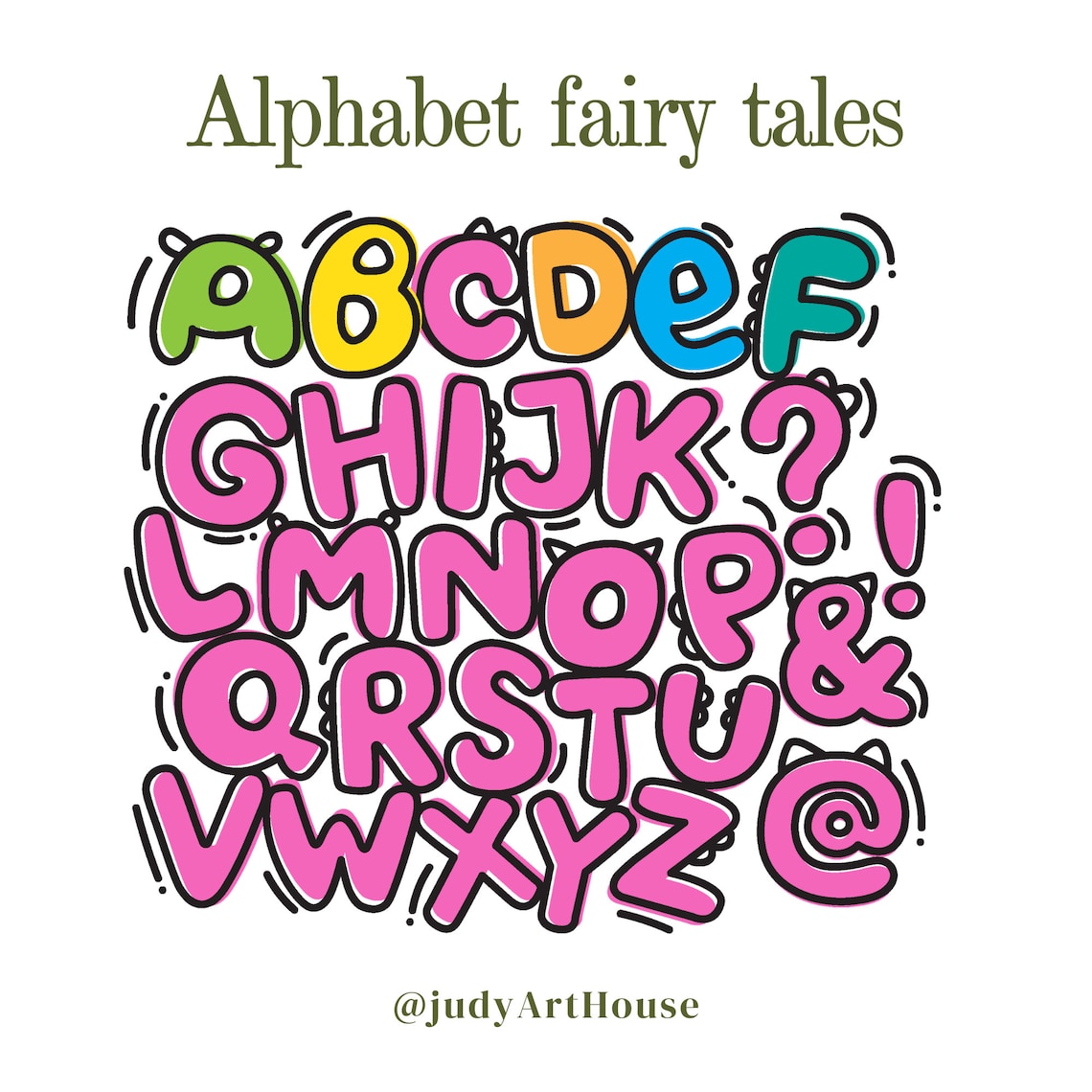 Alphabet Fairy Tales PNG, Teacher Kindergarten, Letters Dino, Letters ...