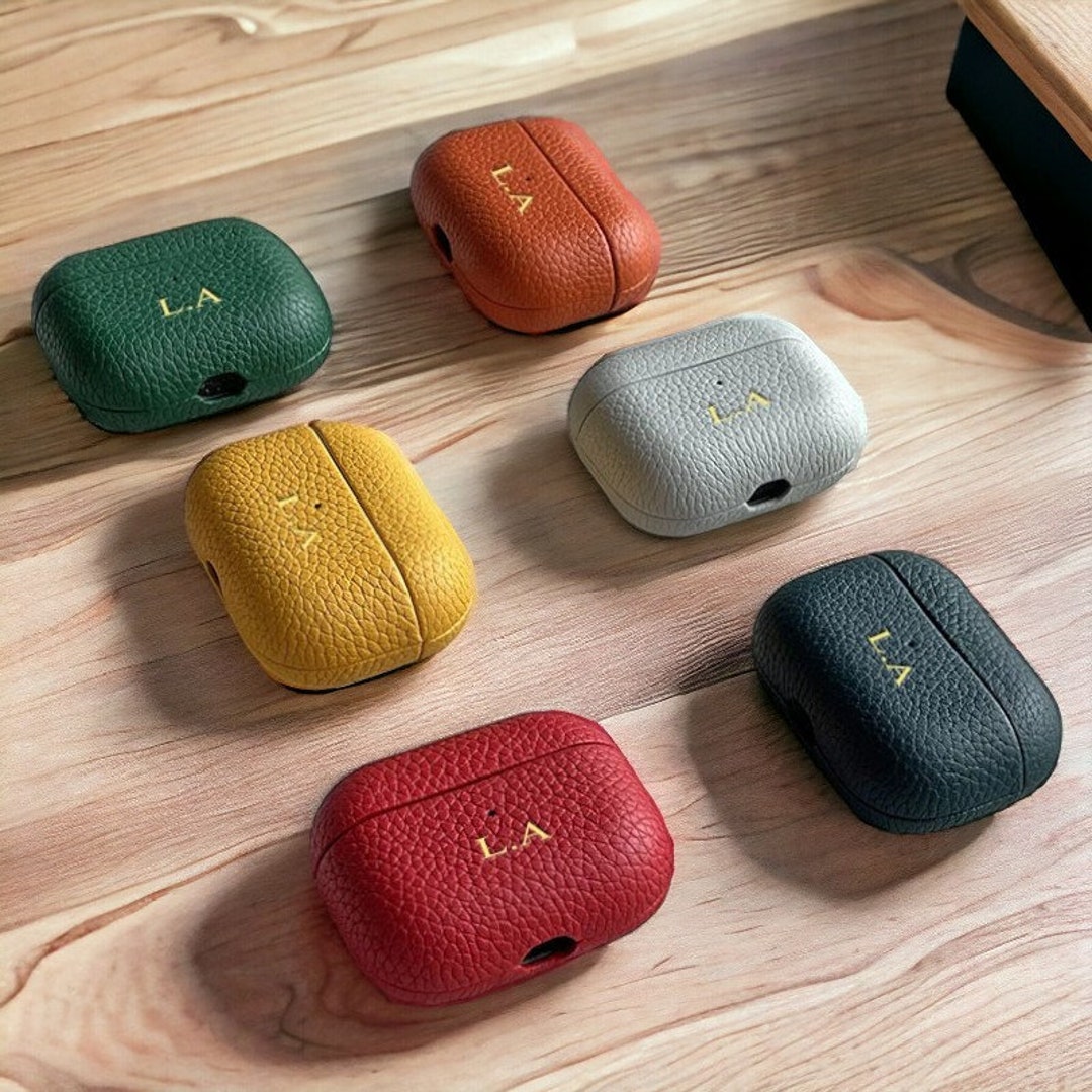 Personalised Airpods 1 2 Pro 3 Case /premium Genuine Leather AirPod ...