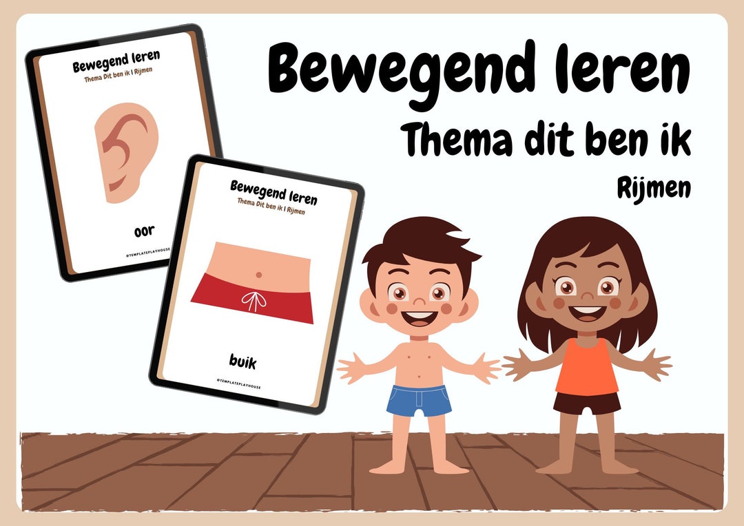 Bewegend Leren Thema Dit Ben Ik Interactief Educatief Thema Voor ...