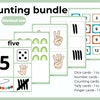 Educational Counting Bundle - Dice, Number, Counting, Tally, and Finger ...