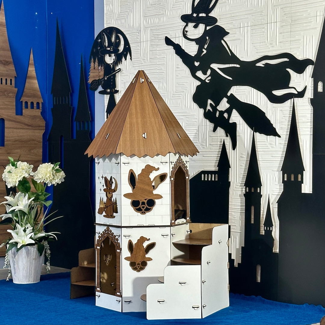 Guinea Pig Magical Castle, With Different Beautiful Design, White ...