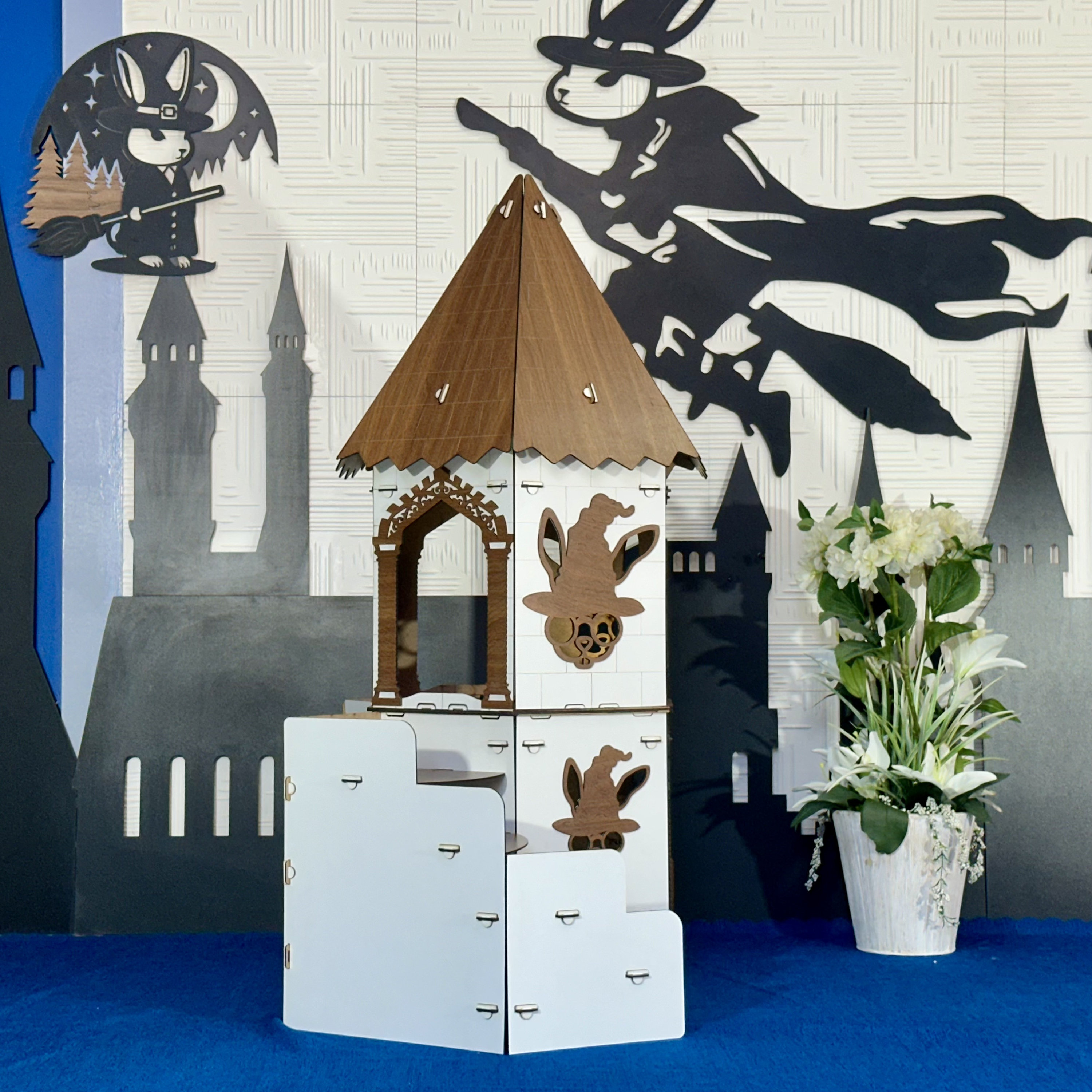 Guinea Pig Magical Castle, With Different Beautiful Design, White ...