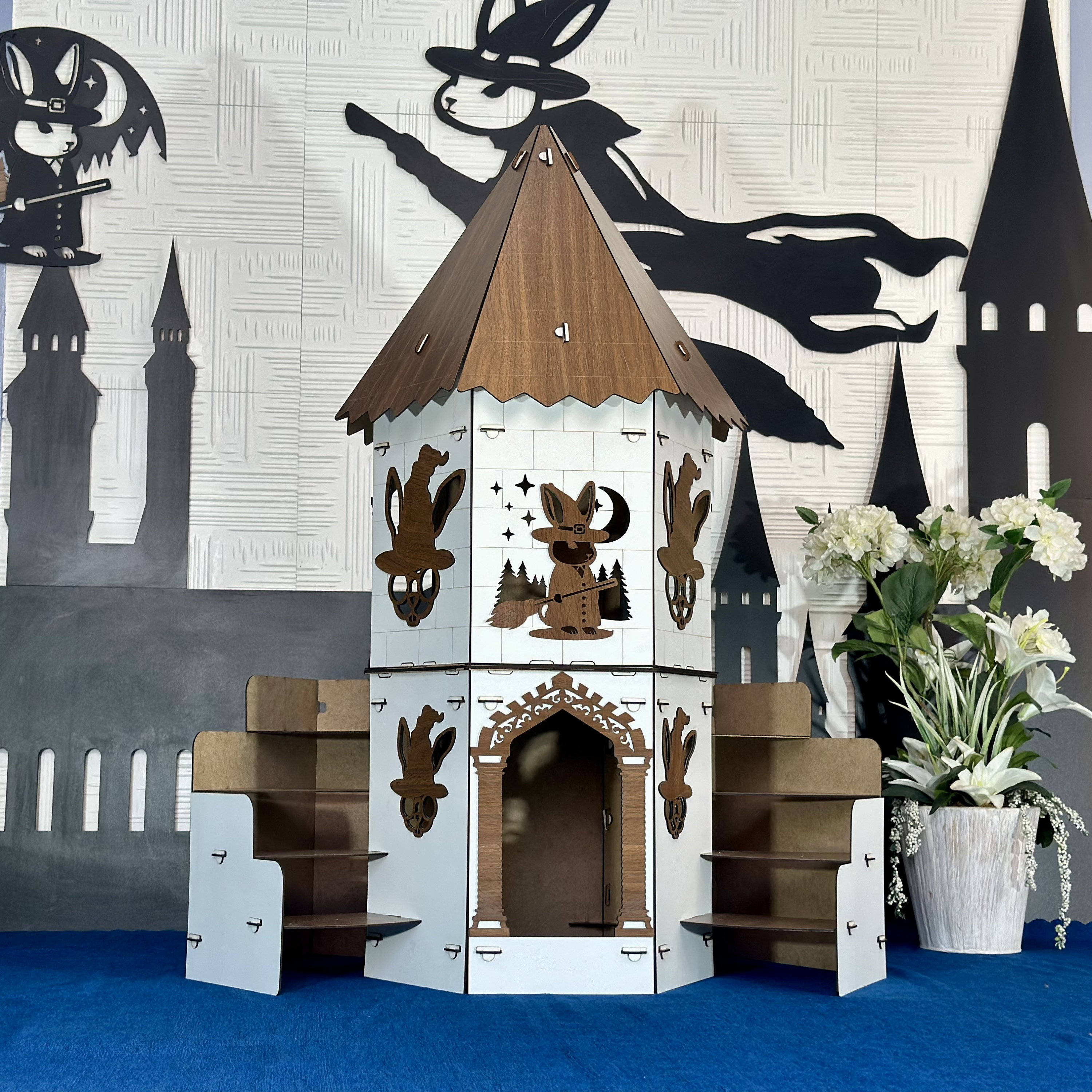 Guinea Pig Magical Castle, With Different Beautiful Design, White ...