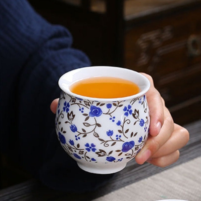 Ceramic Teapot Ceramic Tea Set Modern Kung Fu Tea Set Anti-scald Double ...