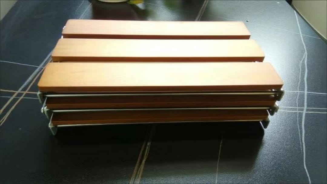 Handcrafted Wooden Folding Display Stand - Etsy