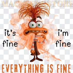 It's Fine Everything is Fine SVG: Funny Cartoon Design (digital ...