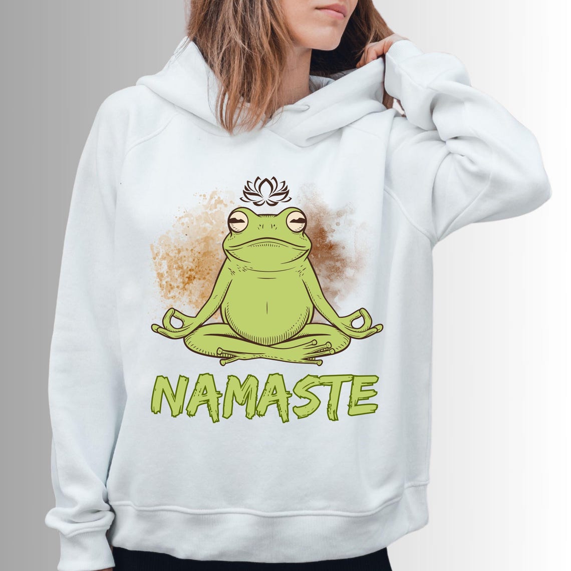 Namaste PNG, Frog Meditation SVG, Funny Sublimation Design, Fun Namaste ...