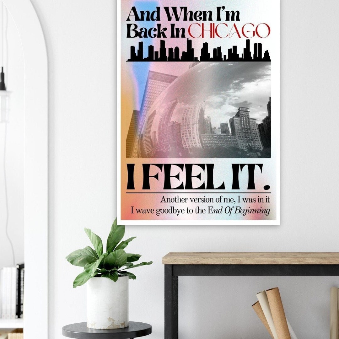 Djo 'end of Beginning' Chicago Song Art Print - Etsy