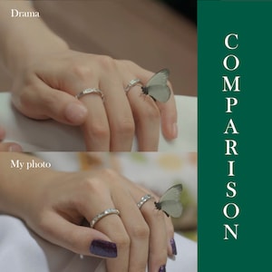 My Demon Ring Kdrama Couple Rings With Free My Demon Cross Tattoo - Etsy