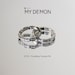 My Demon Ring Kdrama Couple Rings With Free My Demon Cross Tattoo - Etsy