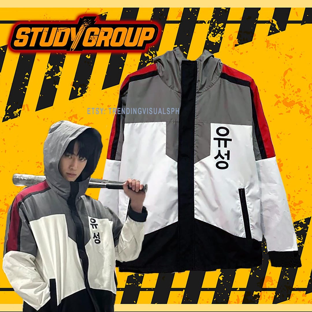 Study Group Yusung Jacket Zipper Hoodie Windbreaker Kdrama Manhwa With ...