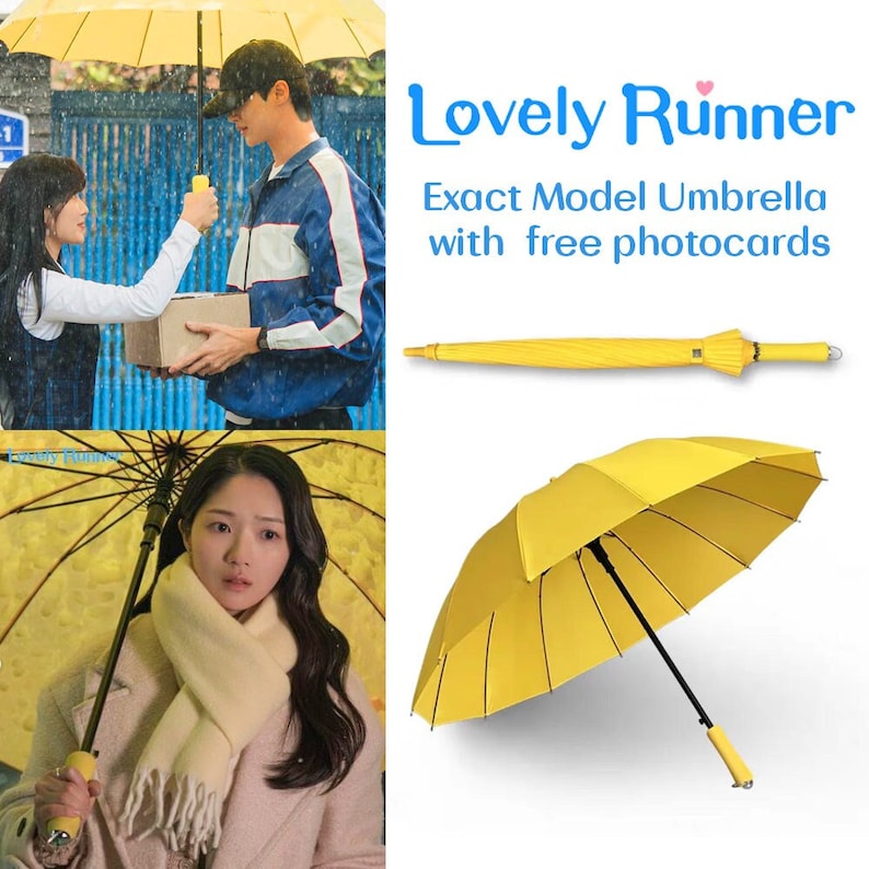 Lovely Runner Yellow Umbrella Exact Design Model With FREE Photocards ...