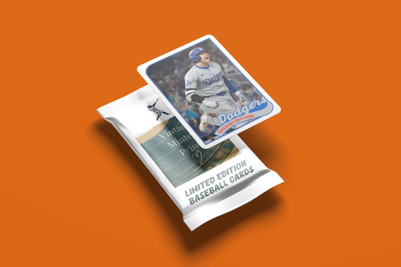 Vintage Classic Baseball Trading Card Template | 1989 Sports ...