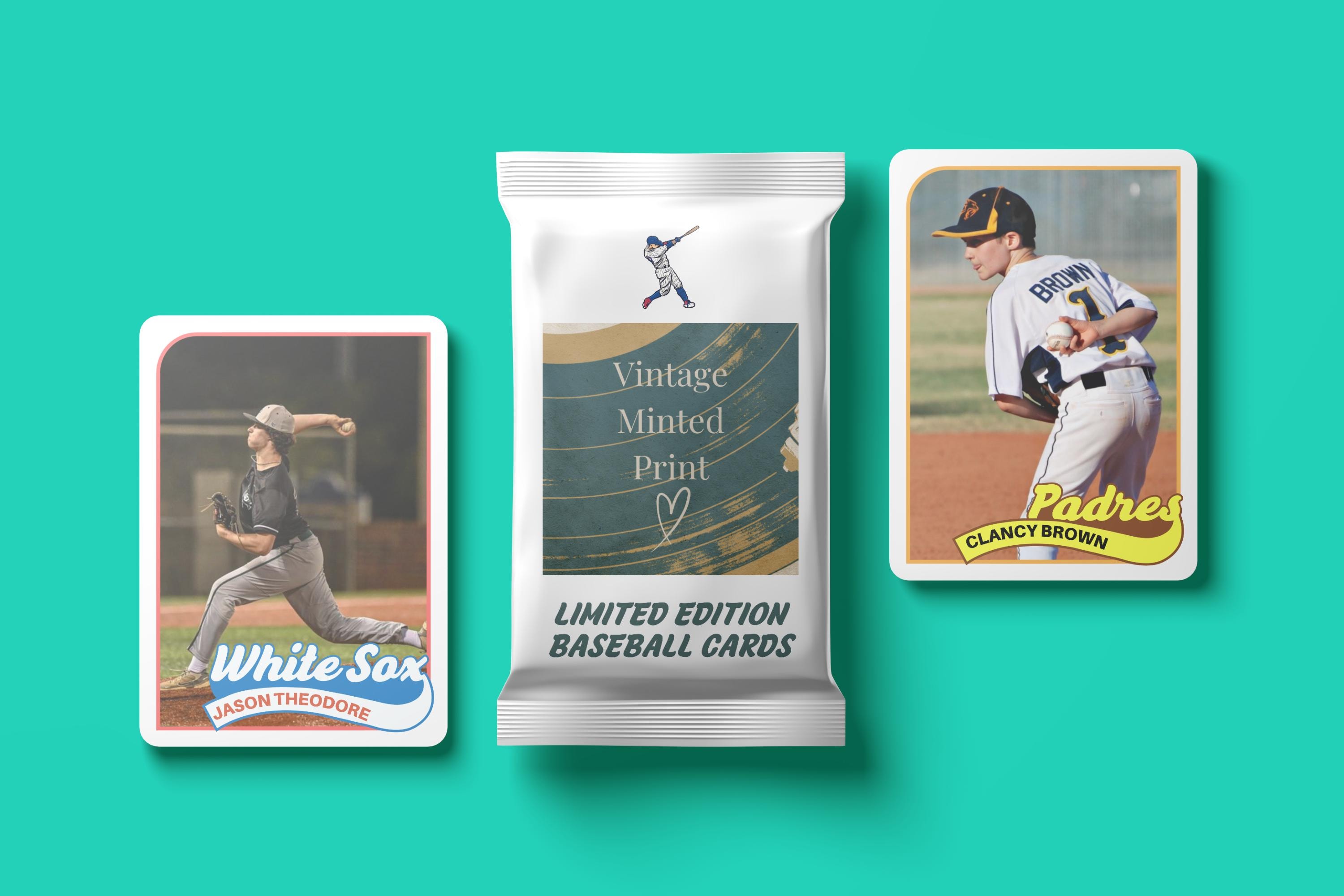 Vintage Classic Baseball Trading Card Template | 1989 Sports ...
