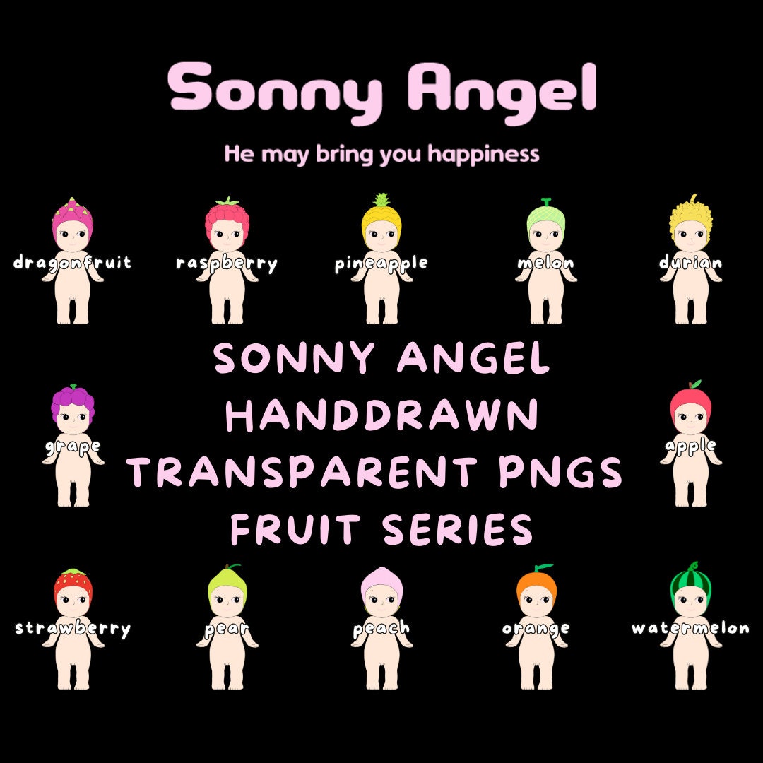 Cute Sonny Angel Clipart | Whimsical Digital Stickers Shirt Design ...