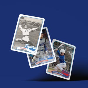 Vintage Classic Baseball Trading Card Template | 1989 Sports ...