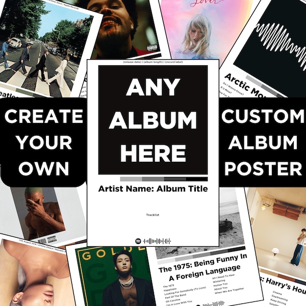 Album Poster - Etsy