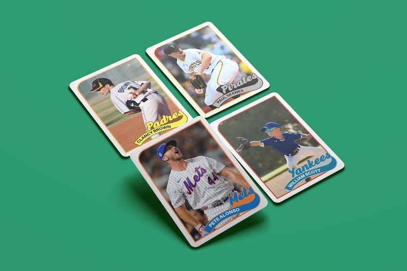 Vintage Classic Baseball Trading Card Template | 1989 Sports ...