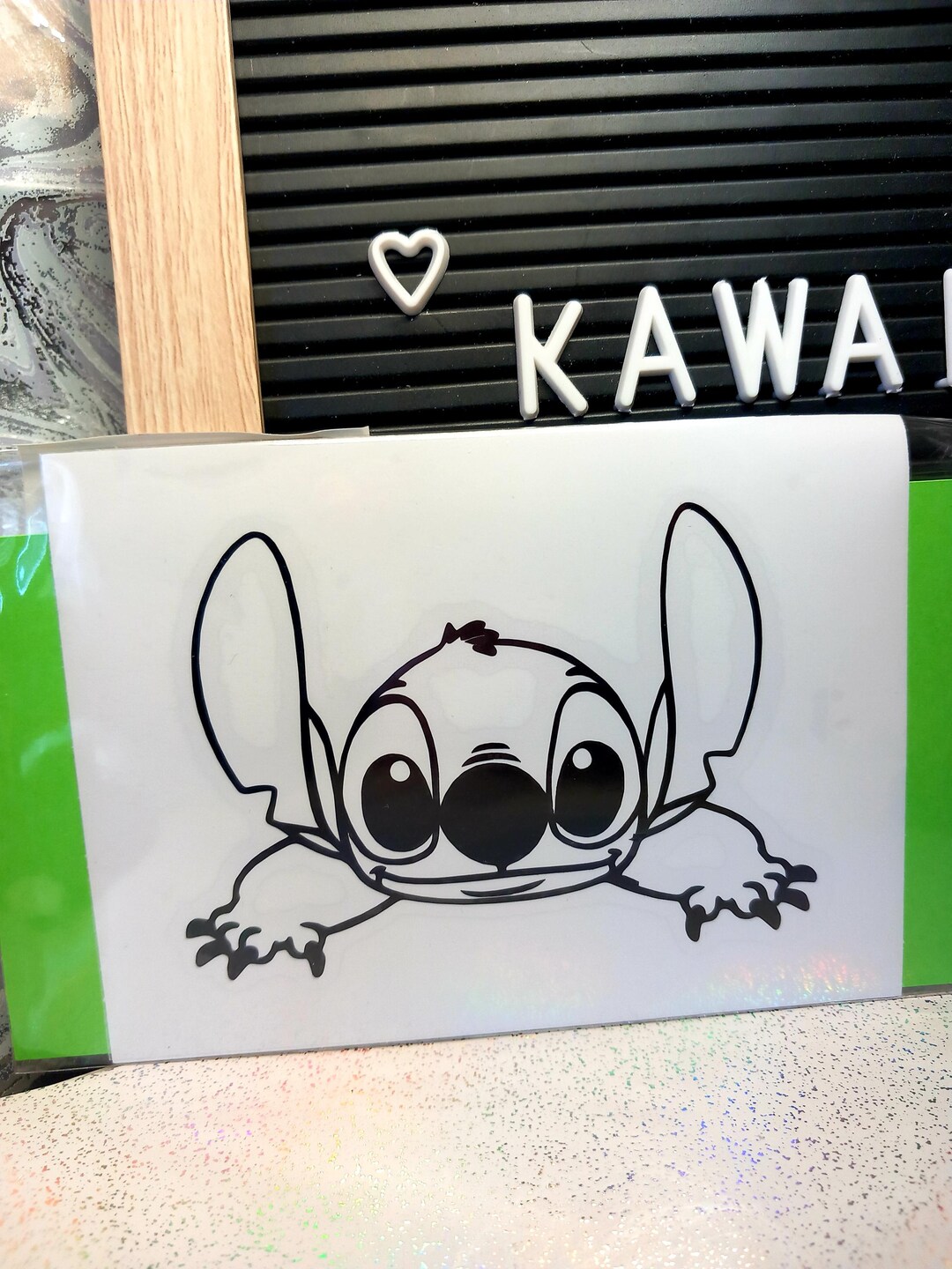 Stitch Car Decal - Etsy