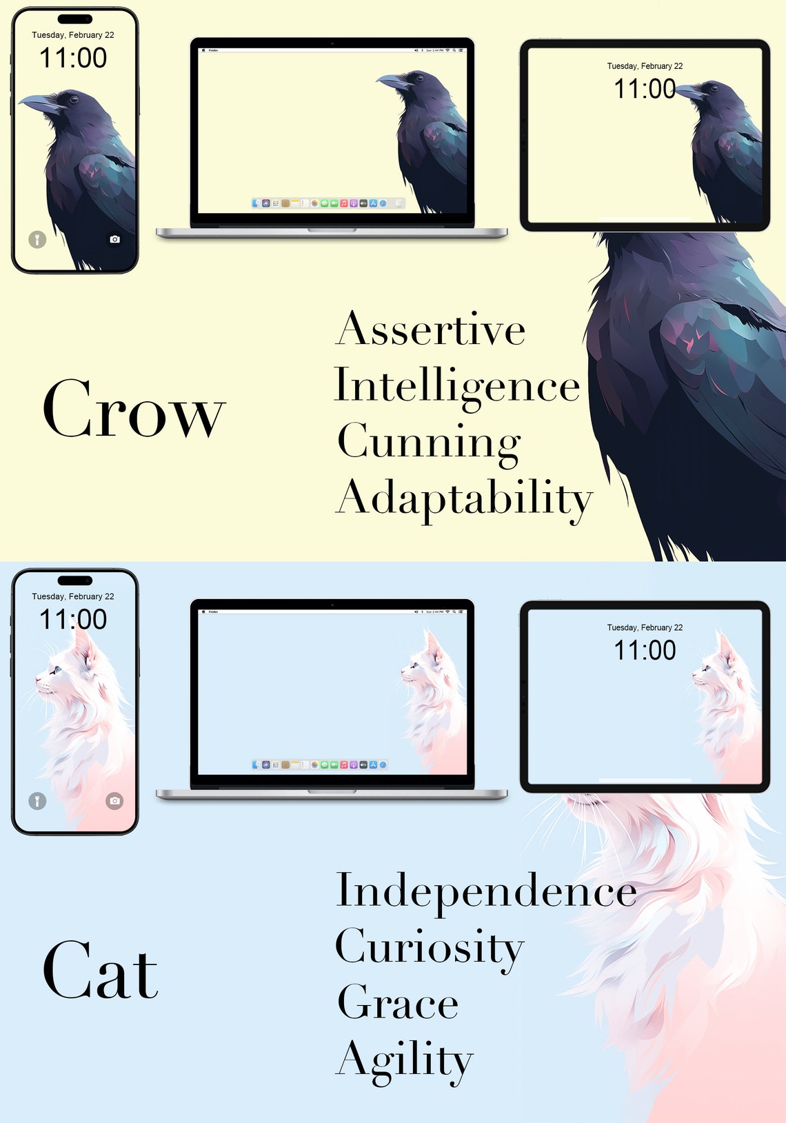 Spirit Animals Wallpaper Pack - Etsy