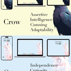 Spirit Animals Wallpaper Pack - Etsy