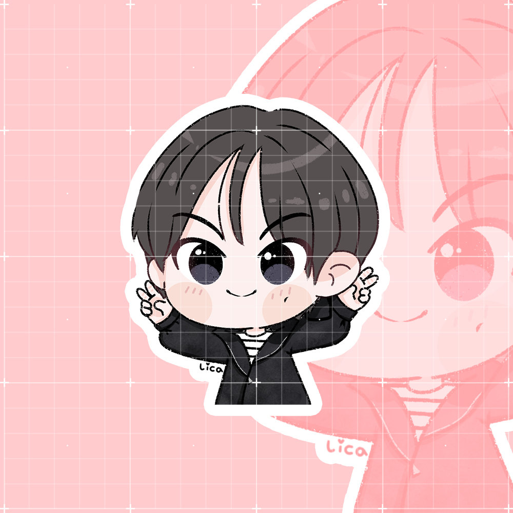 ENHYPEN Yang Jungwon Cute Chibi Art Drawing PNG - Etsy