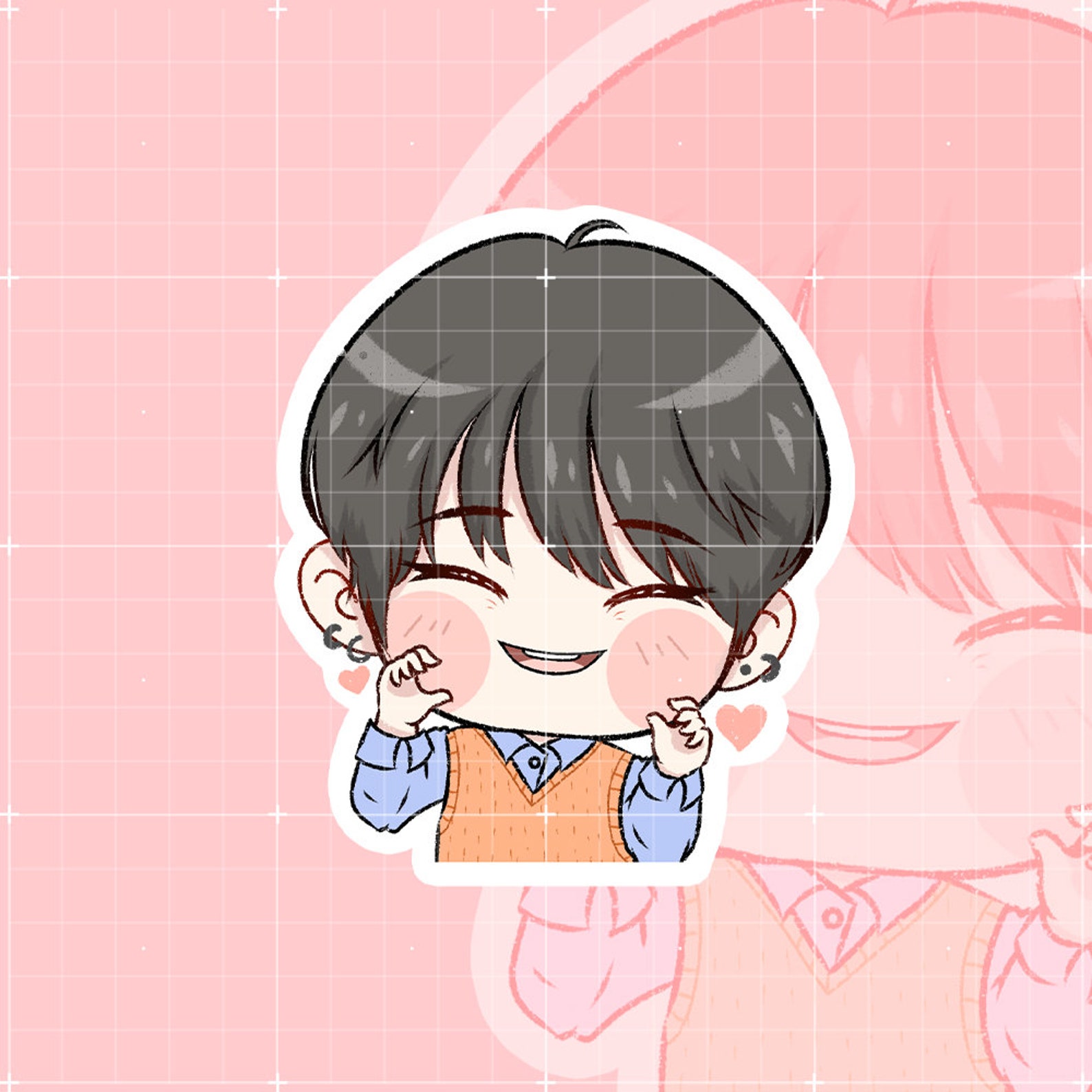 ENHYPEN Kim Sunoo Cute Chibi Art Drawing PNG - Etsy