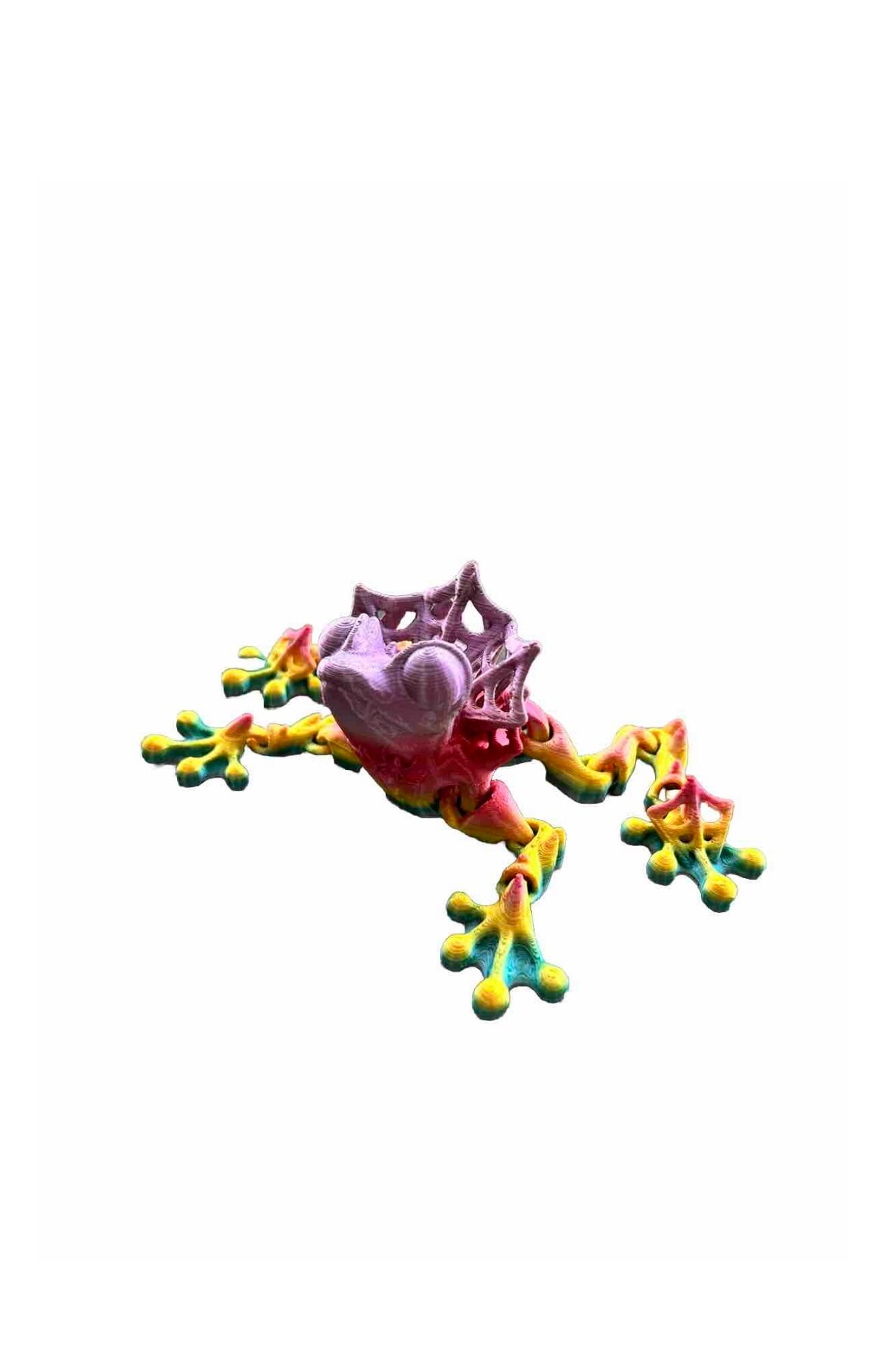 3D Printed Articulated Spooky Frog Toy - Etsy