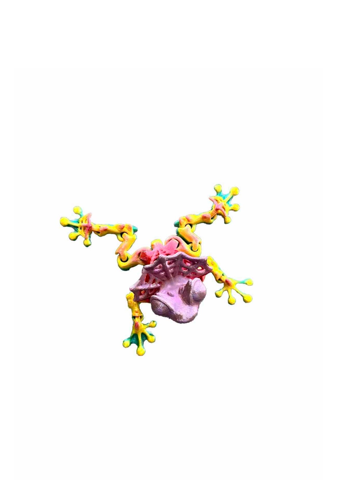 3D Printed Articulated Spooky Frog Toy - Etsy