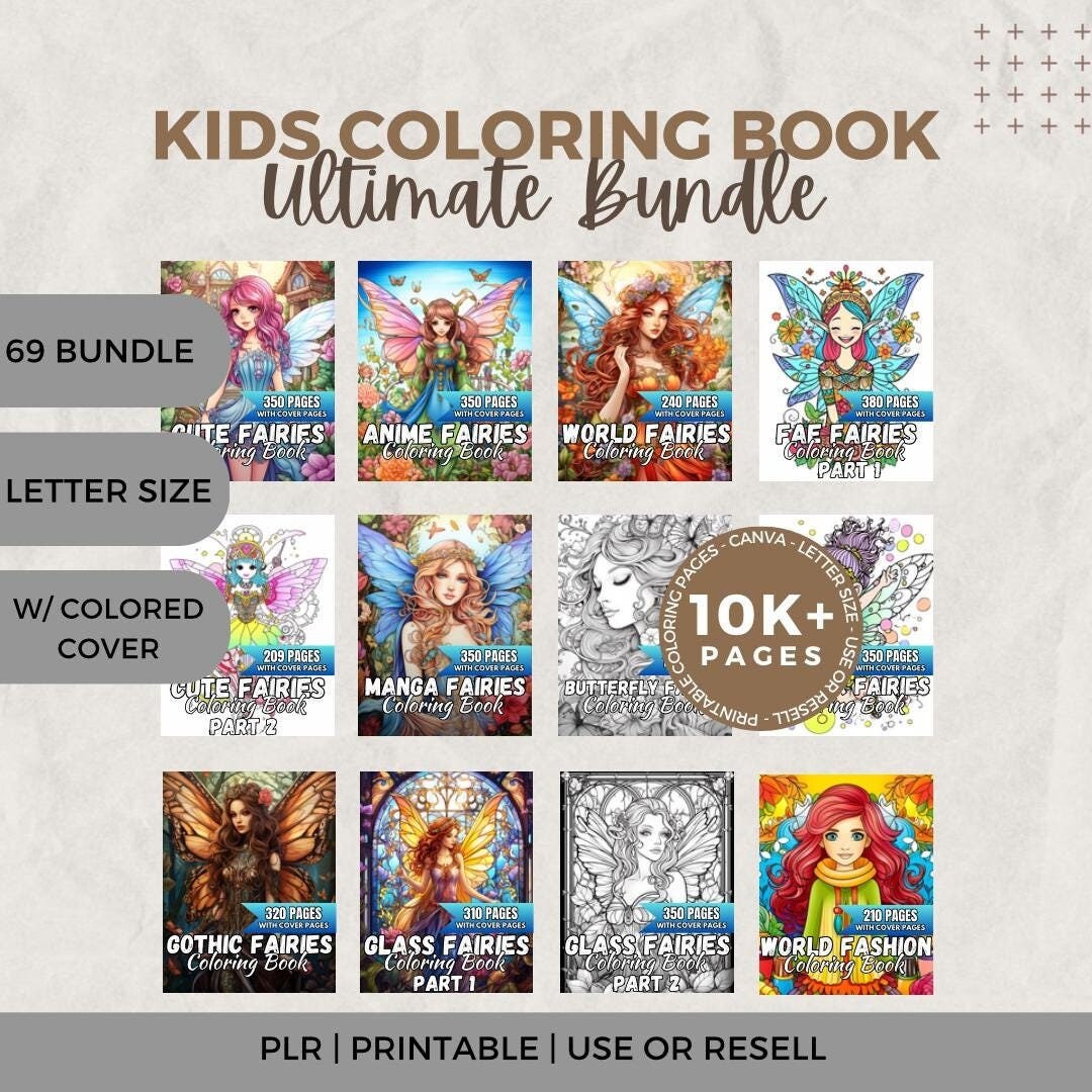 Ultimate Bundle Coloring Book for Kids, Activity Books, Educational ...