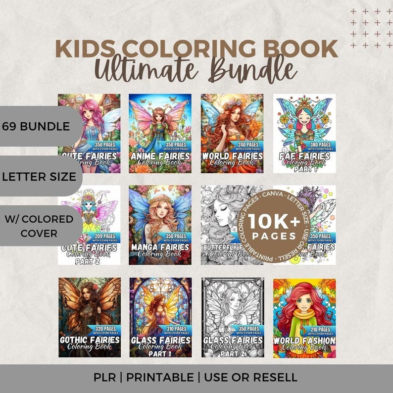 Ultimate Bundle Coloring Book for Kids, Activity Books, Educational ...
