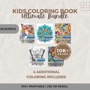 Ultimate Bundle Coloring Book for Kids, Activity Books, Educational ...