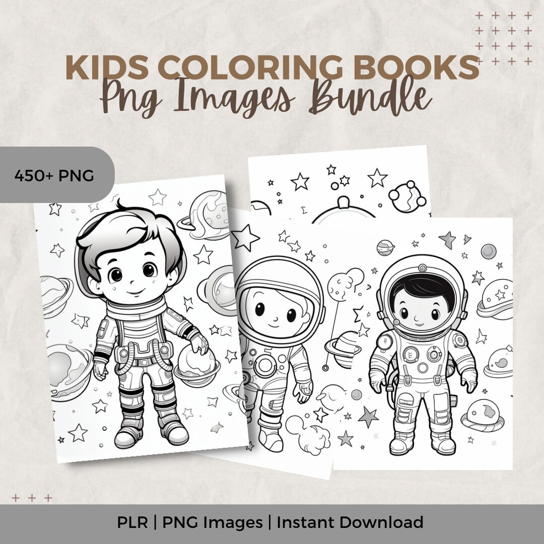 Coloring Book for Kids, Activity Books, PLR, MRR, Printable Coloring ...