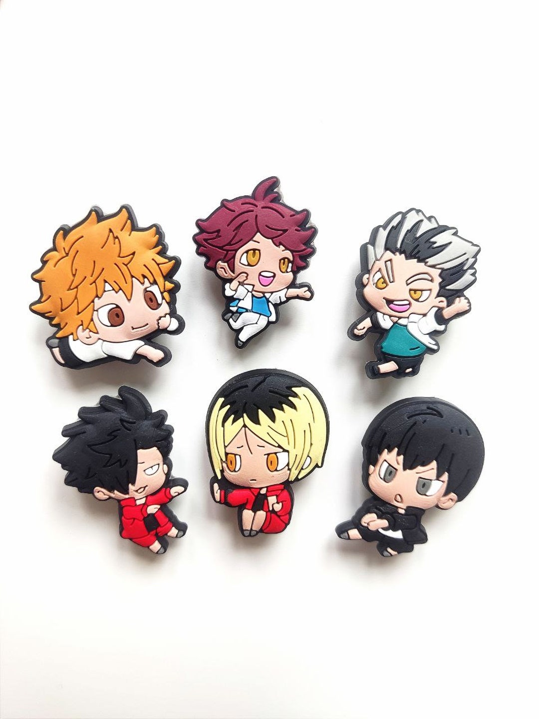 Volleyball Anime Croc Charms Shoe Accessories Anime Manga - Etsy