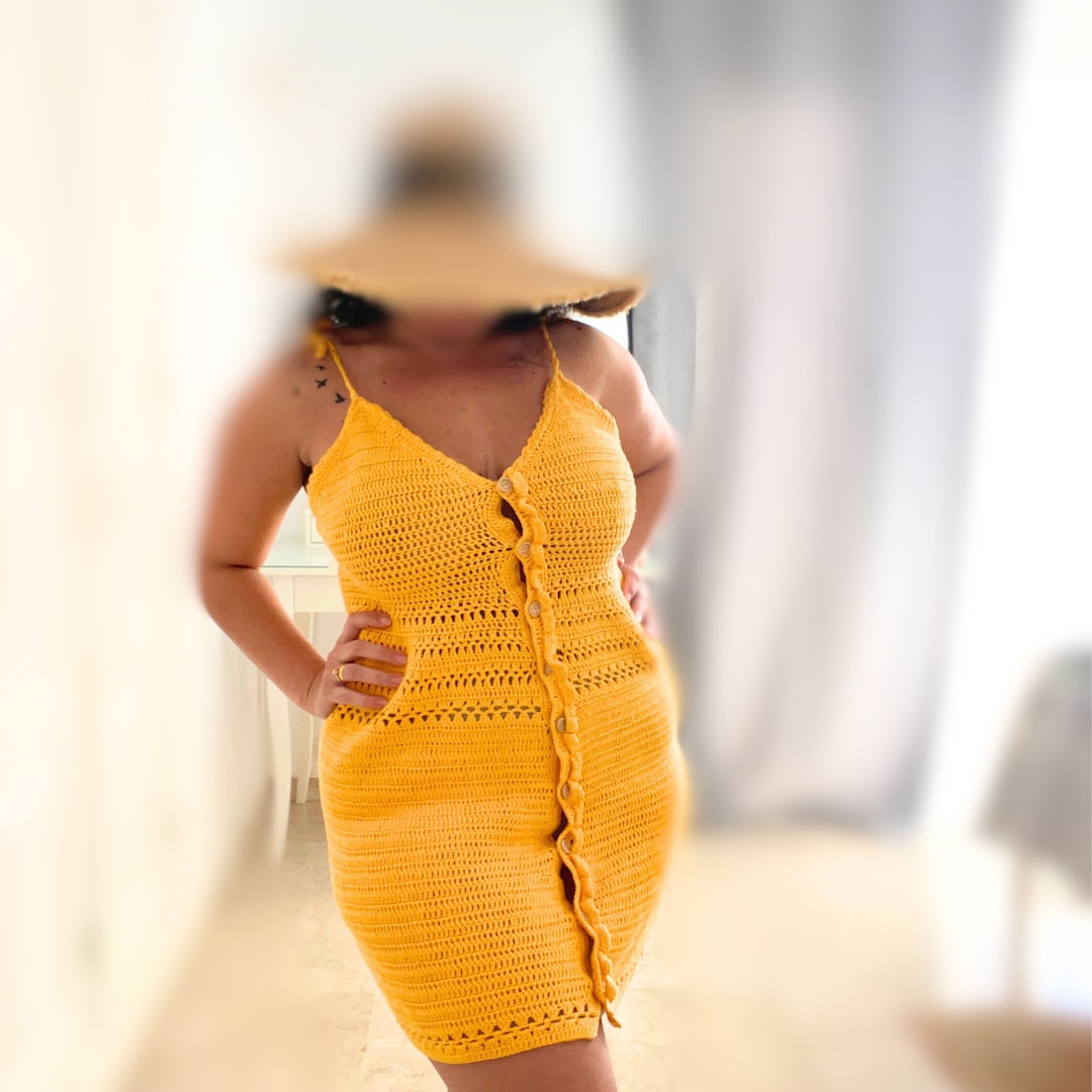 Mini Crochet Dress - Etsy