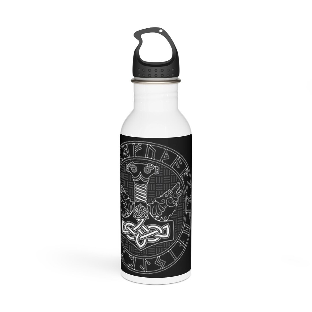 Stainless Steel Thors Hammer Water Bottle - Etsy