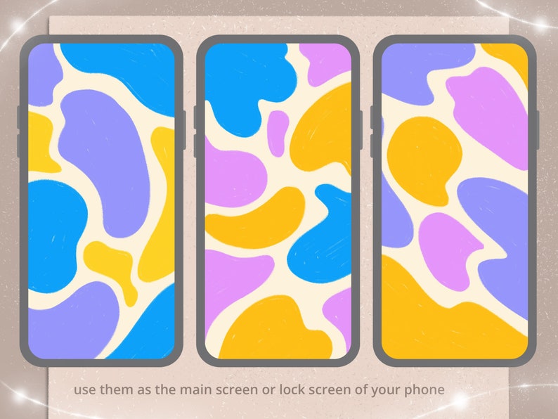 Abstract Blob Shapes 4K Wallpaper: Phone, Tablet, Laptop (digital ...