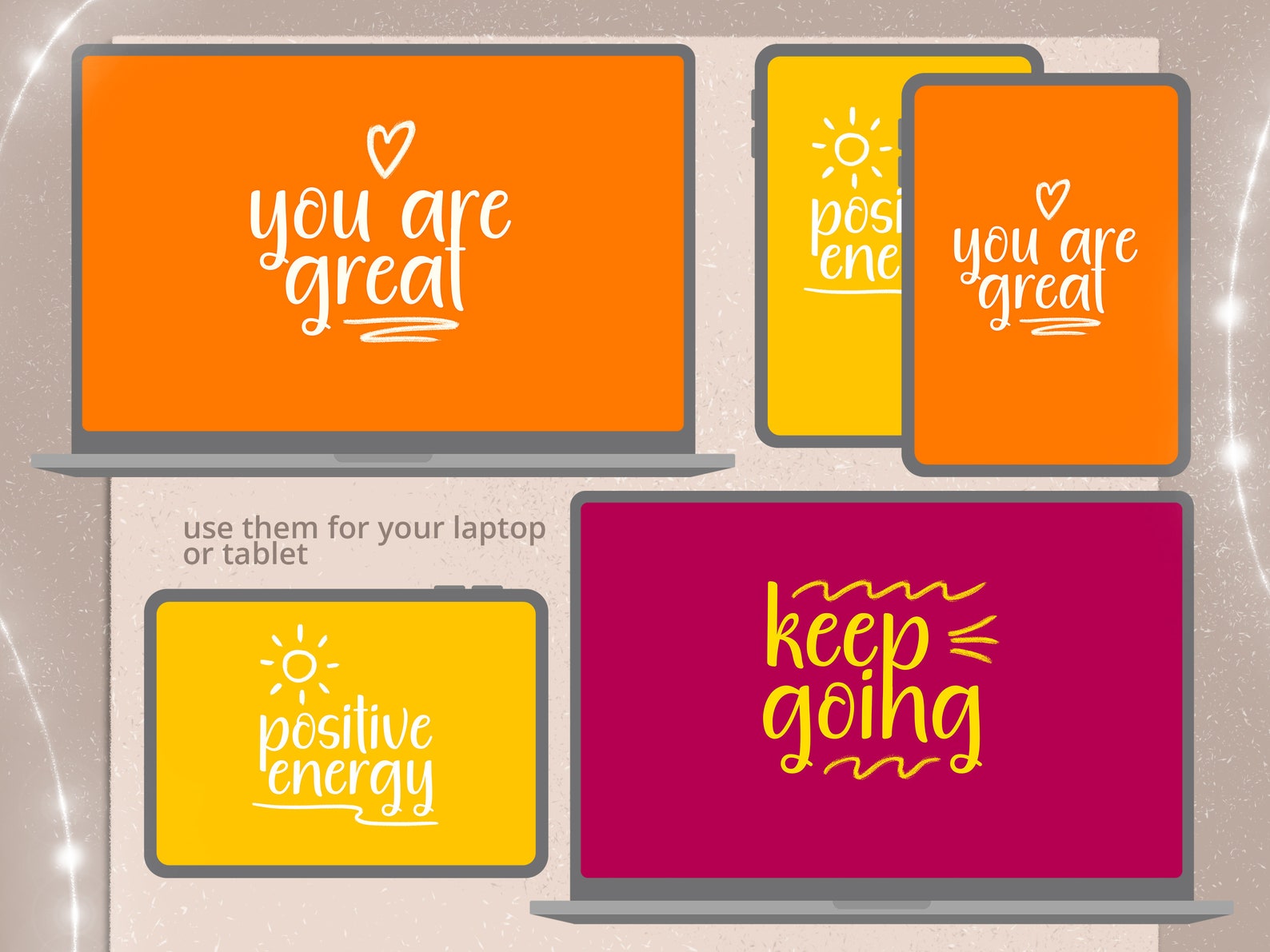 4K Motivational Wallpapers, for Phone Laptop Tablet Pc, Computer ...