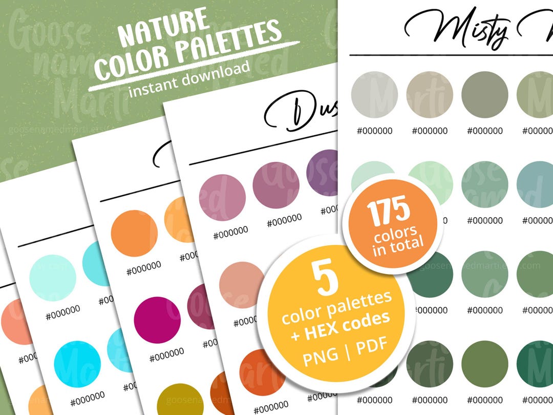 Nature Color Palette, Earth Colors Palette, Hexadecimal Color, Green ...