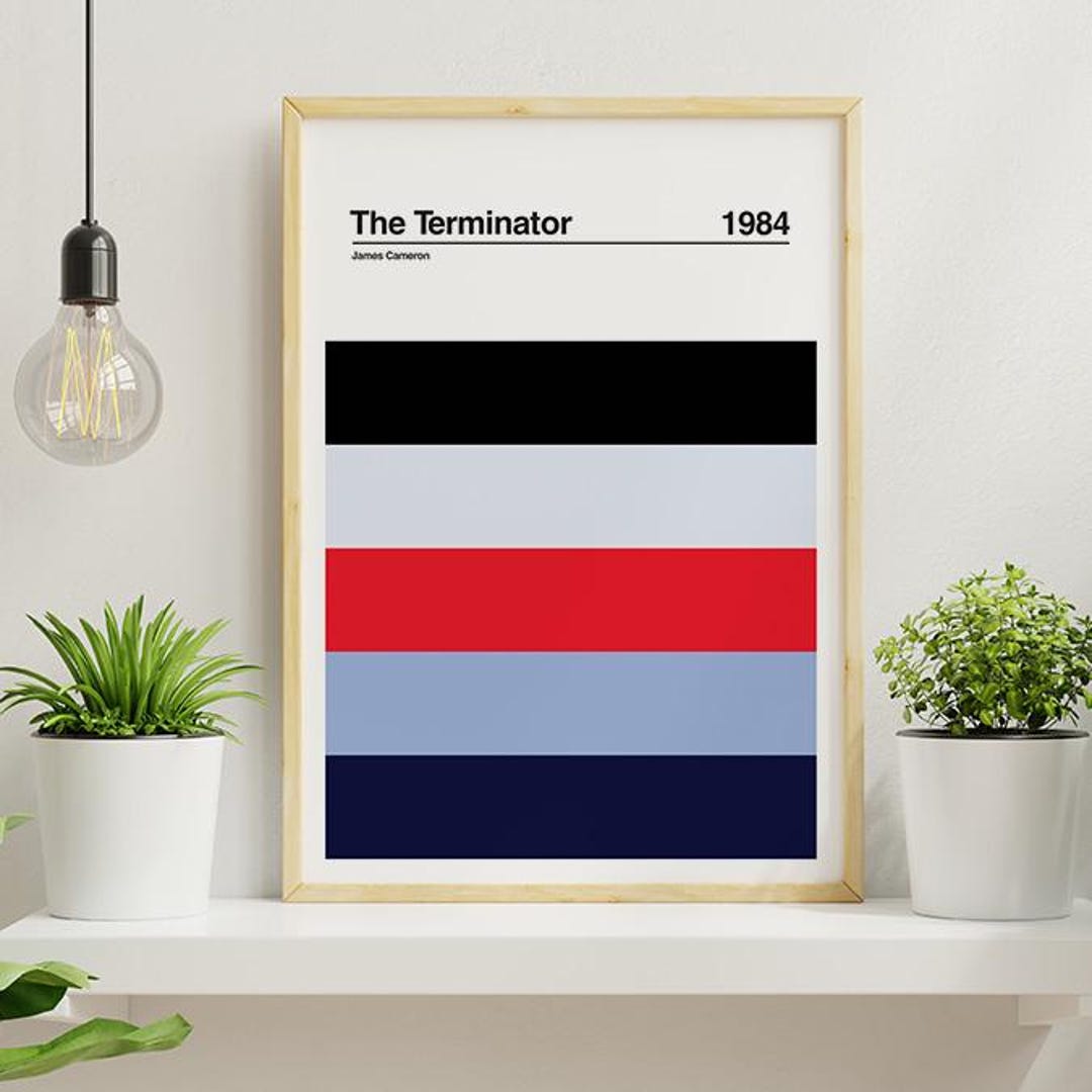 The Terminator - Minimalist Cinema Poster (A4/A3) - Etsy