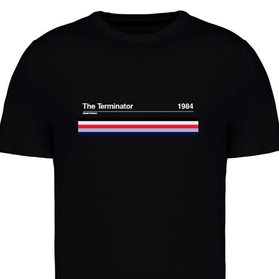 The Terminator (1984) - Cinema Color Palette T-shirt | XXS to 5XL - Etsy