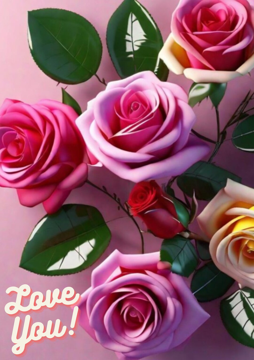 Blooming Love: A Timeless Rose-inspired Art Print printable, Instant ...