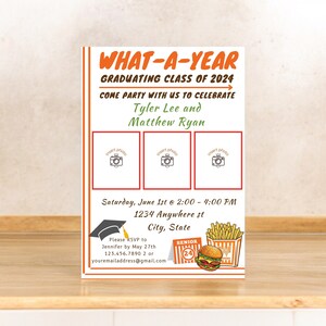Whataburger Themed Party Invitation Template (digital Download) - Etsy